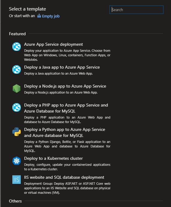 Getting started with Azure Devops -create a release definition – My ...