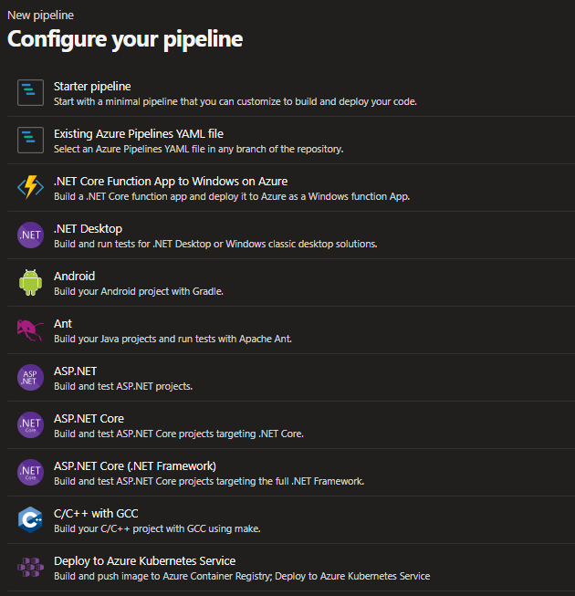 Getting started with Azure Devops -create a build pipeline -Part 1 (YAML pipeline) – My Devops ...