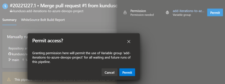 Automate Azure Boards iteration using PowerShell and Azure Pipelines – My Devops Journal